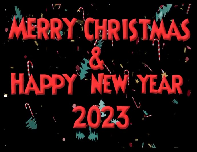 Merry Christmas and happy new year flyer post Template | PosterMyWall