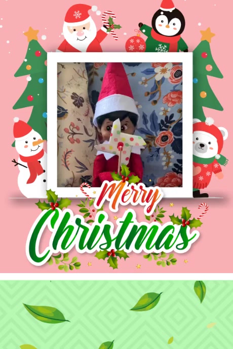 Merry Christmas Ani Template | PosterMyWall