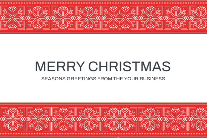 Merry Christmas Banner Template | PosterMyWall