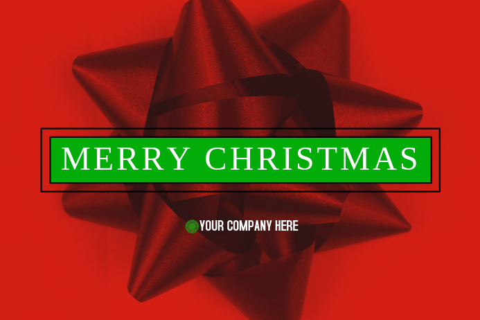Merry Christmas Banner Template | PosterMyWall