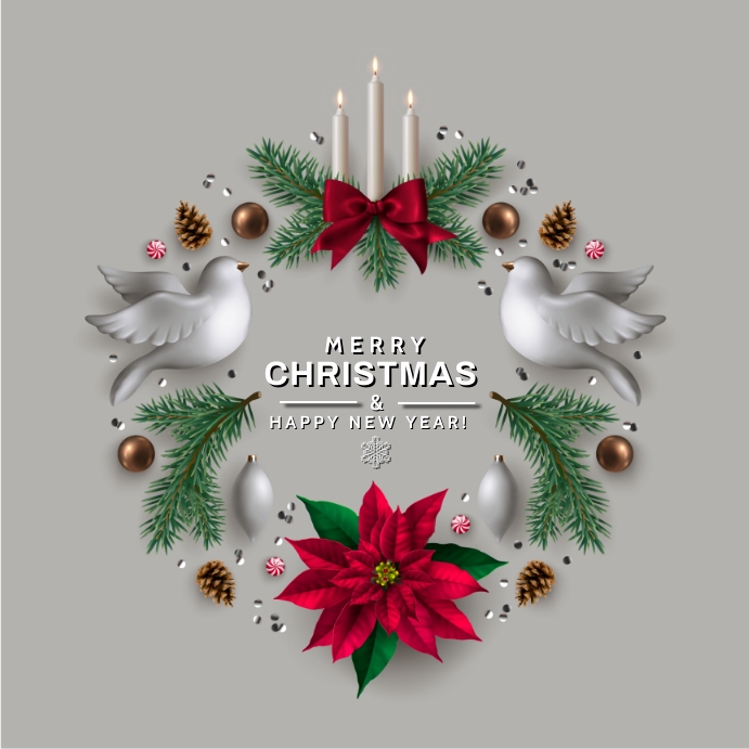 Merry Christmas Border design Template | PosterMyWall