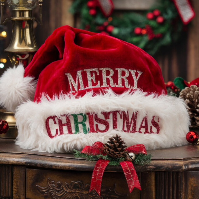 Merry Christmas cap Template | PosterMyWall