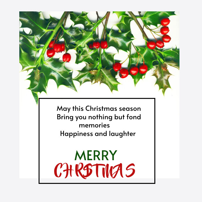 Merry Christmas Card 2023 | PosterMyWall