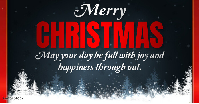 merry Christmas card Template | PosterMyWall
