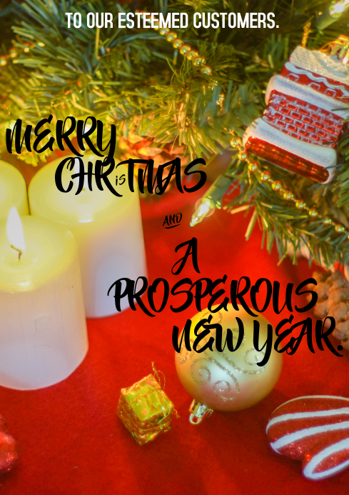 MERRY CHRISTMAS CARD Template | PosterMyWall