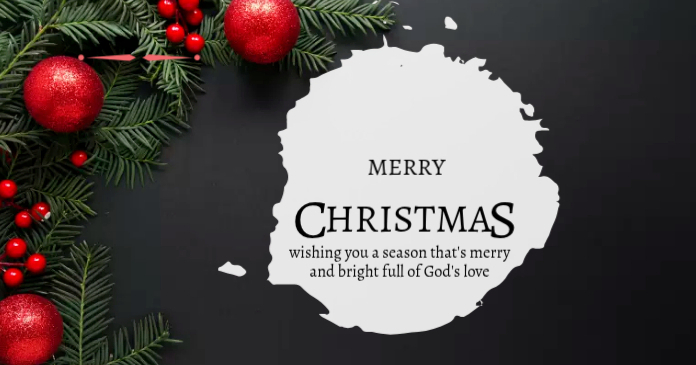 Merry Christmas card Template | PosterMyWall