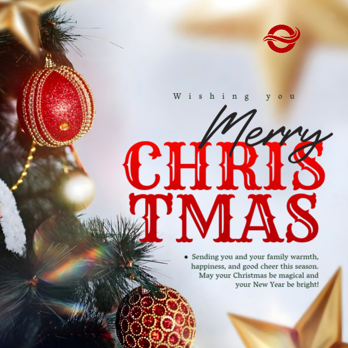 Merry christmas card design Template | PosterMyWall