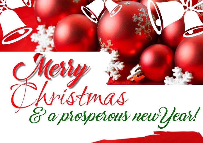 Merry Christmas Card template/ design | PosterMyWall