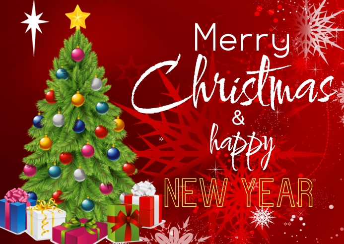 Merry Christmas Card template | PosterMyWall