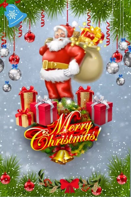MERRY CHRISTMAS CARD VIDEO. Template | PosterMyWall