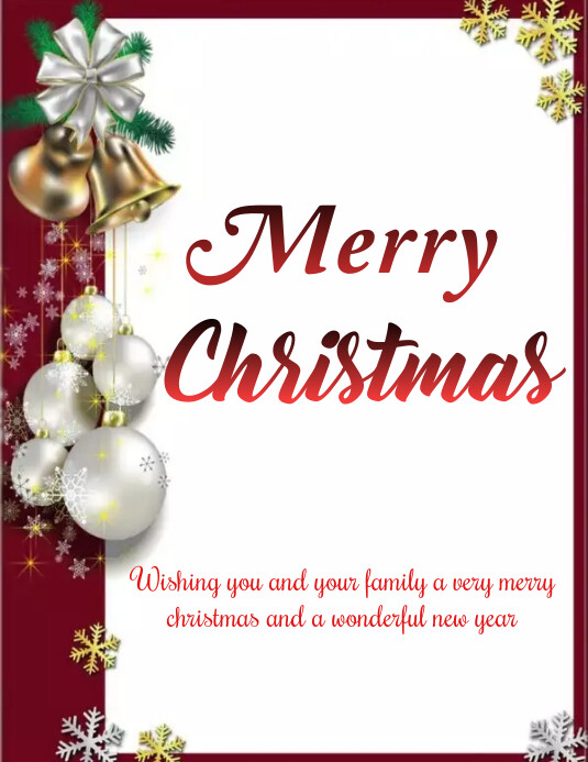 Merry Christmas cards Template | PosterMyWall