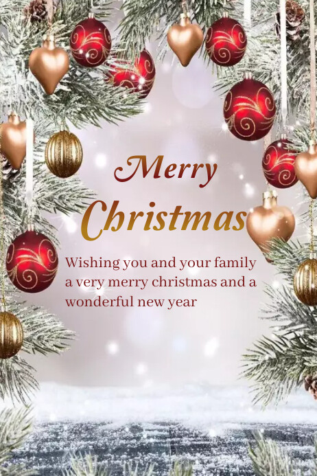 Copy of Merry Christmas cards | PosterMyWall