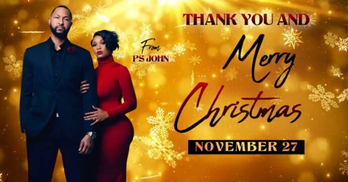MERRY CHRISTMAS CHURCH SERVICE AD Template | PosterMyWall
