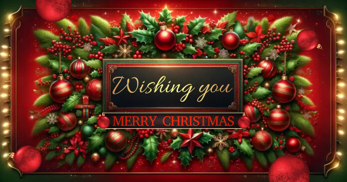 merry christmas church wishes cards card Template | PosterMyWall