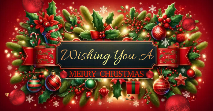 merry christmas church wishes cards card Template | PosterMyWall