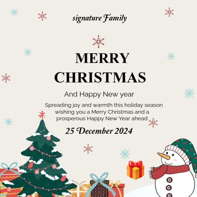 Merry Christmas day Template | PosterMyWall