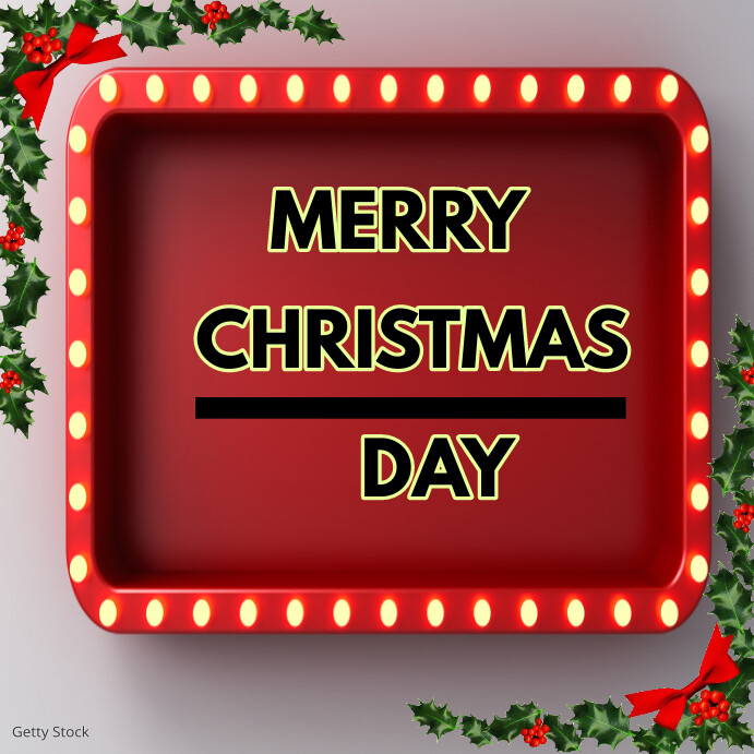 Merry Christmas day Template | PosterMyWall