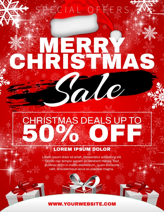 MERRY CHRISTMAS DEAL FLYER v.1 Template | PosterMyWall