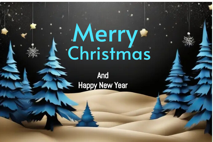 Merry Christmas design flyer Template | PosterMyWall
