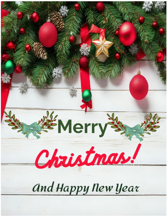 Merry Christmas Template | PosterMyWall