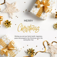 Merry Christmas wishes post for Instagram Template | PosterMyWall