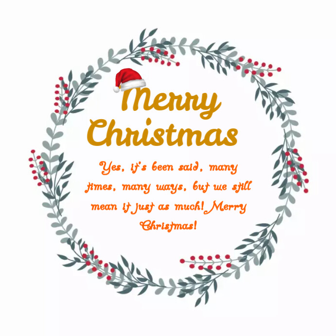 Copy of Merry Christmas | PosterMyWall