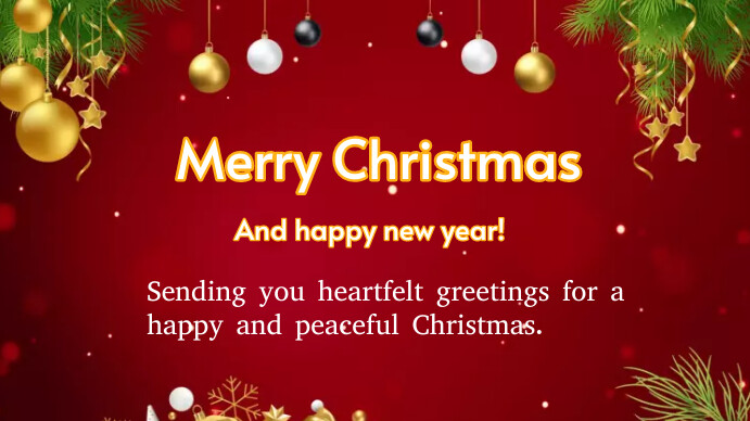 Merry Christmas Template | PosterMyWall