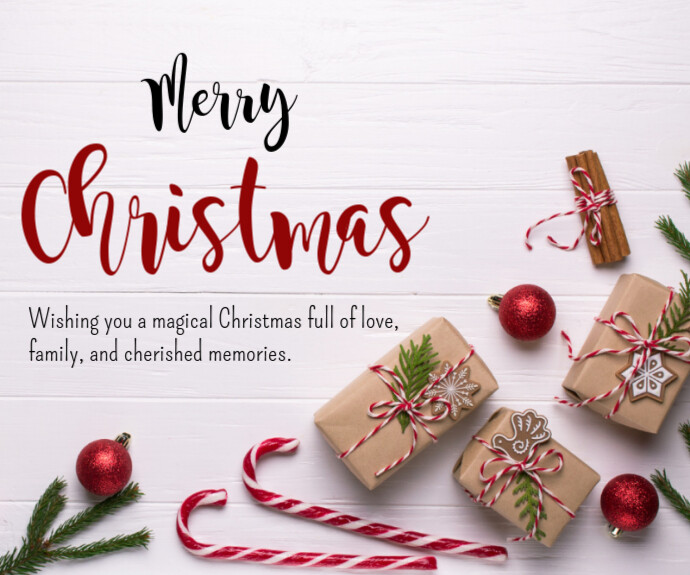 Merry Christmas Template | PosterMyWall