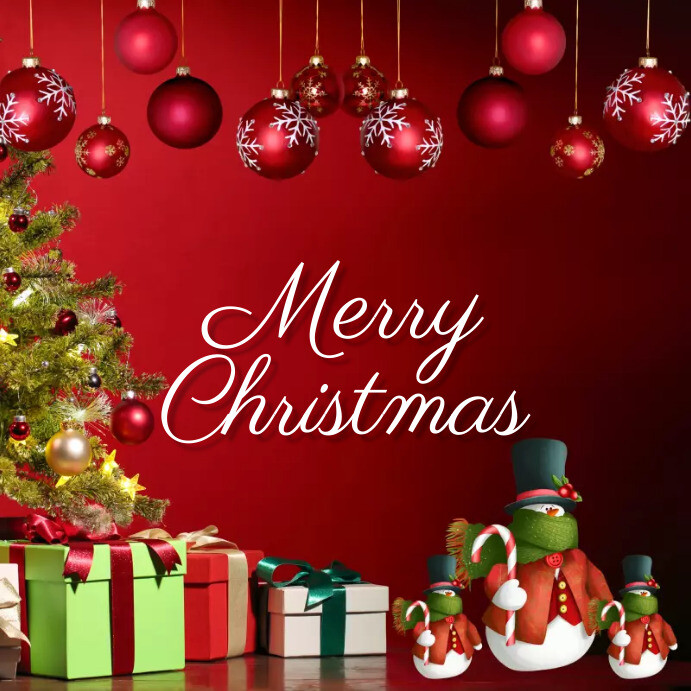 Merry Christmas Template | PosterMyWall