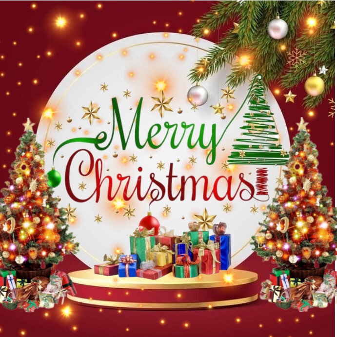 Merry Christmas Template | PosterMyWall