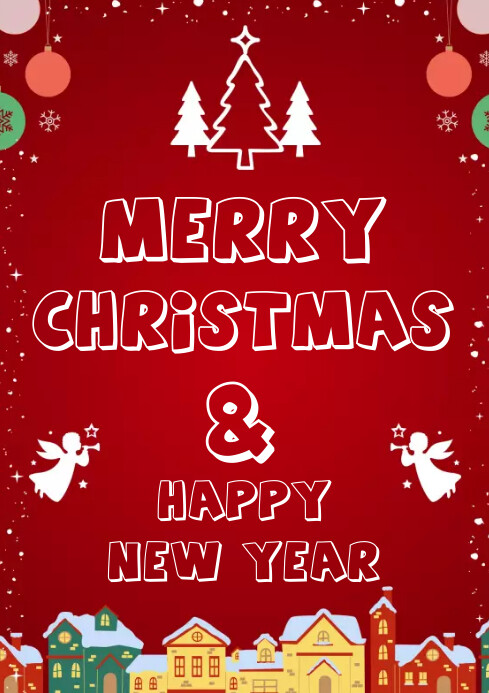 merry christmas Template | PosterMyWall