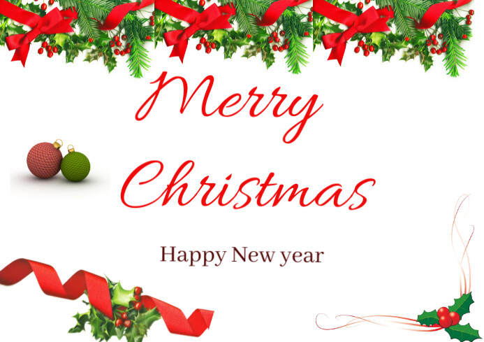 Merry Christmas Template | PosterMyWall