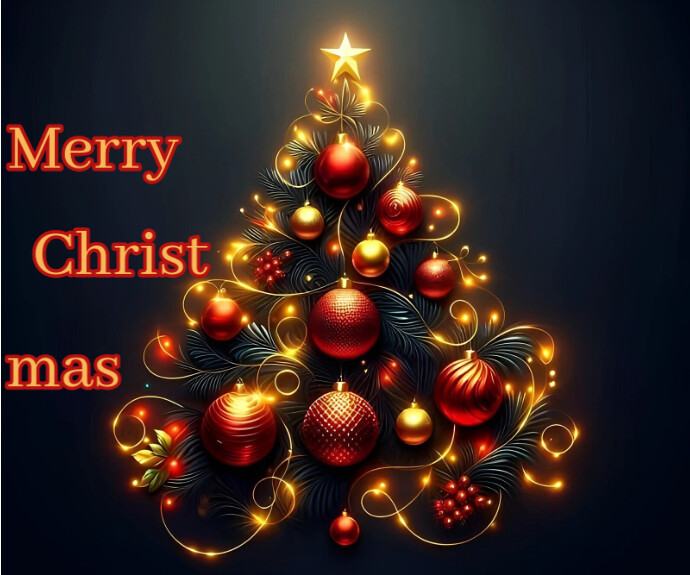 Merry Christmas Template | PosterMyWall