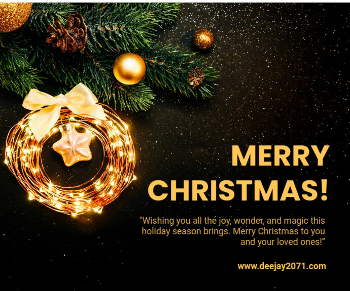 Merry Christmas Template | PosterMyWall