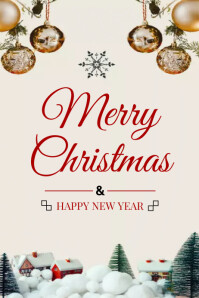 Merry Christmas in July Poster Design Template | PosterMyWall