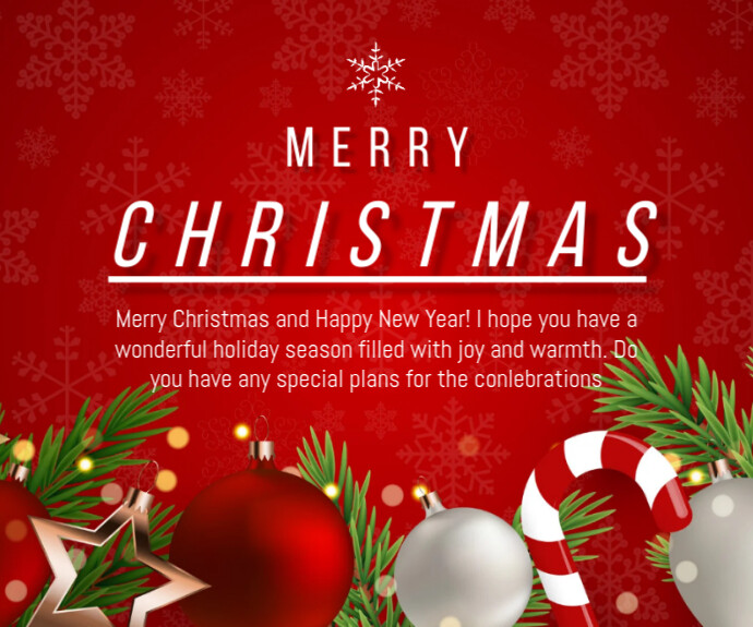 merry Christmas Template | PosterMyWall
