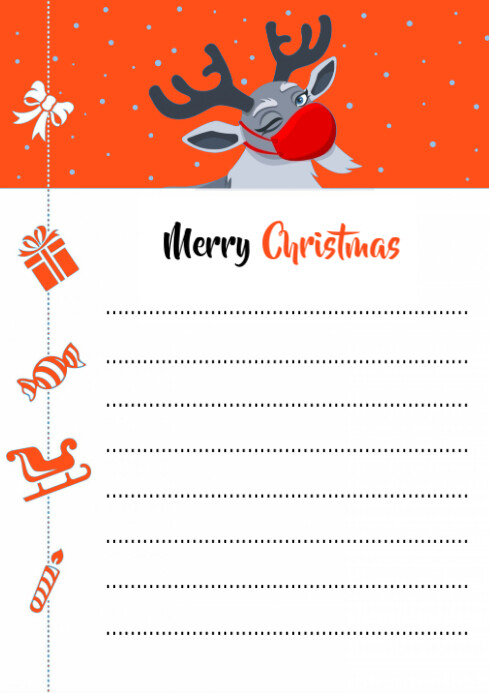 Merry Christmas Template | PosterMyWall