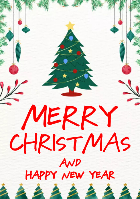 merry christmas Template | PosterMyWall