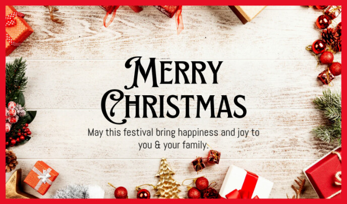 merry Christmas Template | PosterMyWall