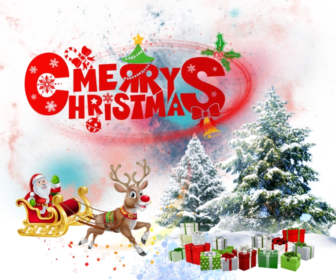 Merry Christmas design Template | PosterMyWall