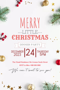 Christmas Party Layout Template | PosterMyWall