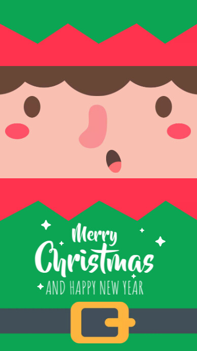 Merry Christmas Elf Card Template | PosterMyWall
