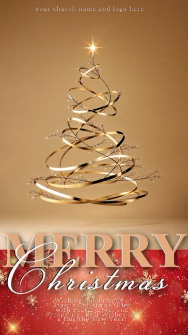 Merry Christmas Event Design Template | PosterMyWall