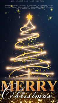 Merry Christmas Event Design Template | PosterMyWall