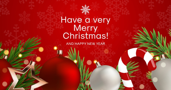 Merry Christmas Facebook Template | PosterMyWall