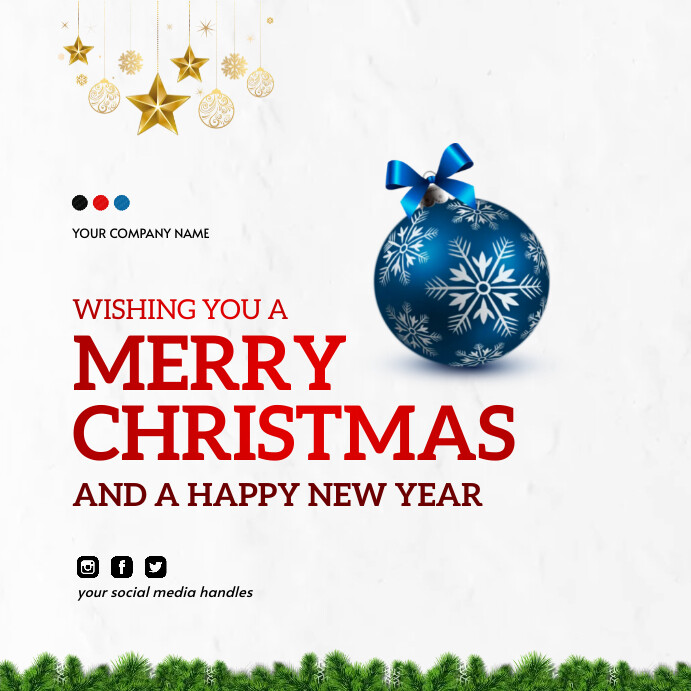 Merry Christmas Flyer Design Template | PosterMyWall
