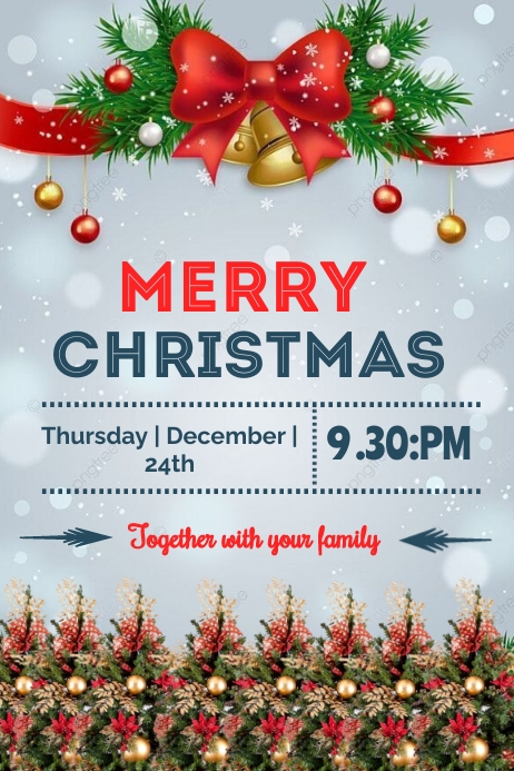 Merry Christmas Flyer Template | PosterMyWall