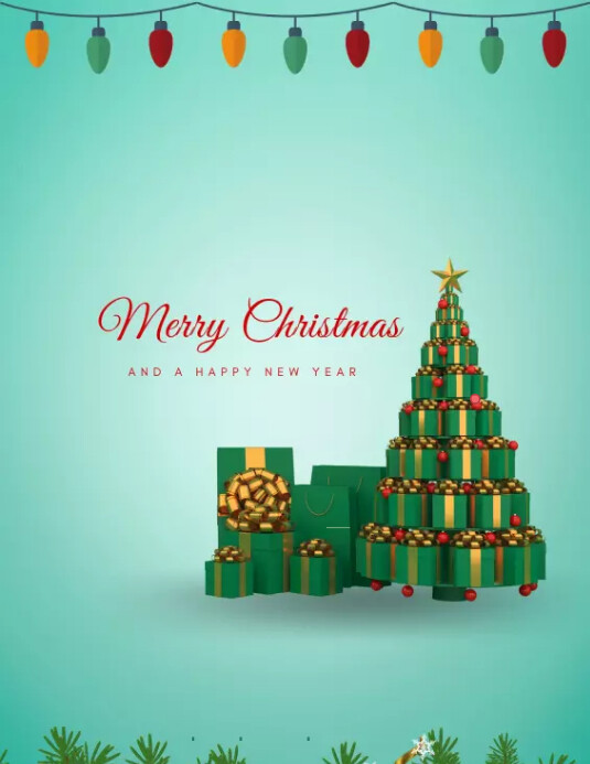 merry christmas flyer Template | PosterMyWall