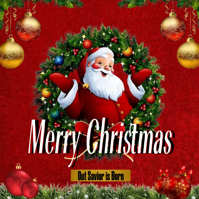 Merry Christmas flyer Template | PosterMyWall