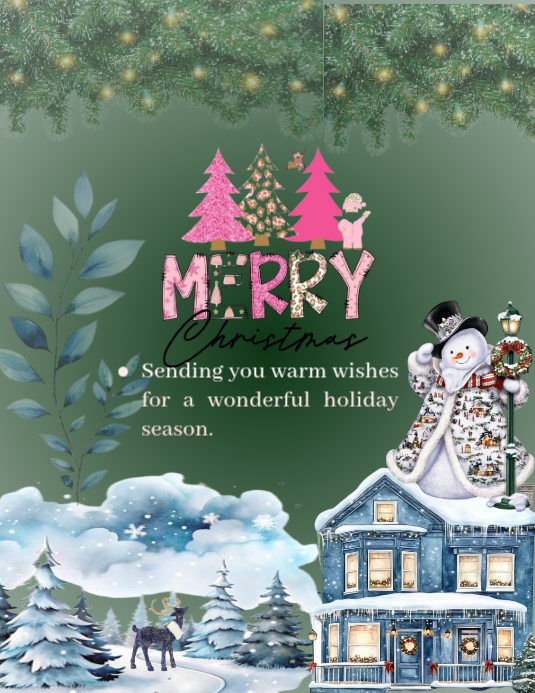 Merry Christmas Flyer Template | PosterMyWall